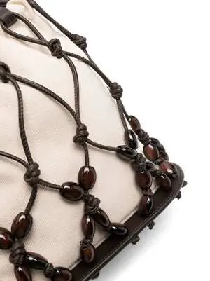 Hereu Bonera Bead-embellished Crossbody Bag