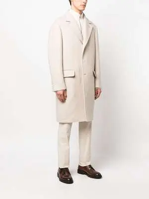 Brunello Cucinelli Notched-lapels Single-breasted Coat