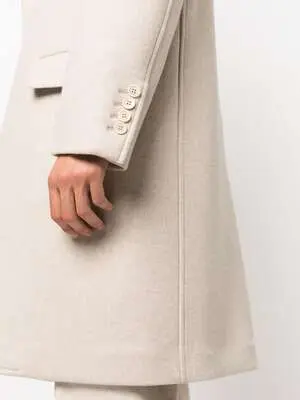 Brunello Cucinelli Notched-lapels Single-breasted Coat