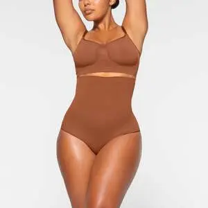 SKIMS Seamless Sculpt High Waisted Brief Bronze