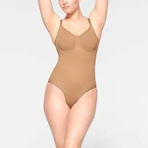 SKIMS SKIMS Seamless Sculpt Bodysuit Ochre