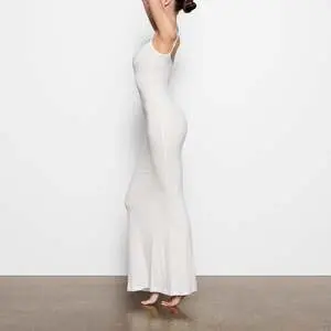 ivory prom dresses Shiny Sequins Open Back Ivory Long Prom Dresses, Sparkly Ivory Formal —  Bridelily