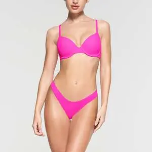 SKIMS Push Up Bra | Red | 40ddd | Fits Everybody Neon Pink