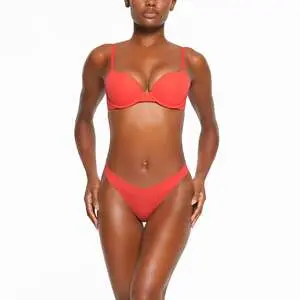 SKIMS Push Up Bra | Red | 40ddd | Fits Everybody Poppy