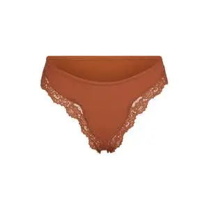 SKIMS Fits Everybody Lace Tanga - Bronze
