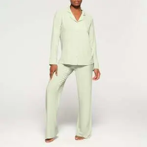 SKIMS Pajama Set | Grey | 2xs | Soft Lounge Honeydew