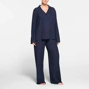 SKIMS Pajama Set | Grey | 2xs | Soft Lounge Navy