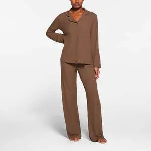 SKIMS Pajama Set | Grey | 2xs | Soft Lounge Oxide