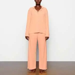 SKIMS Pajama Set | Grey | 2xs | Soft Lounge Peach