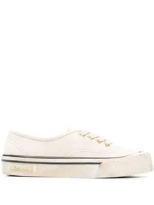 Bally Faded Suede Low-top Sneakers - Neutrals