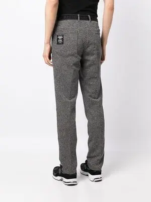 MASTER BUNNY EDITION Logo-patch Jacquard Checked Pants