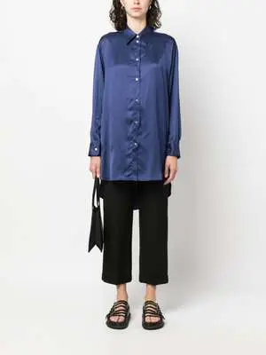 MAISON MARGIELA Oversized Cut-out Satin Shirt