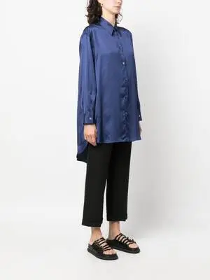 MAISON MARGIELA Oversized Cut-out Satin Shirt