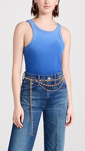 Lele Sadoughi Mixed Chain Belt