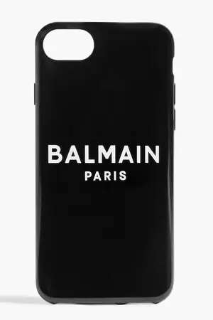 Balmain Printed Silicone Iphone 5/5s/se Case - Black