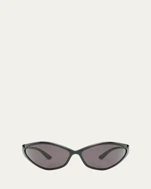 Balenciaga Balenciaga 90s Oval Sunglasses Black