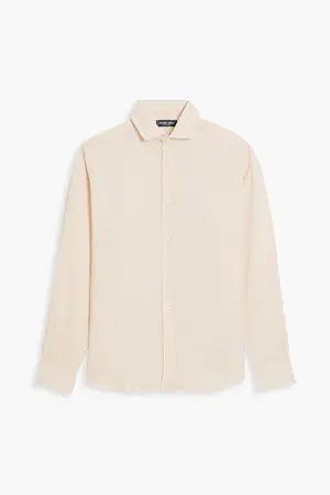 Frescobol Carioca Antonio Linen Shirt Blush