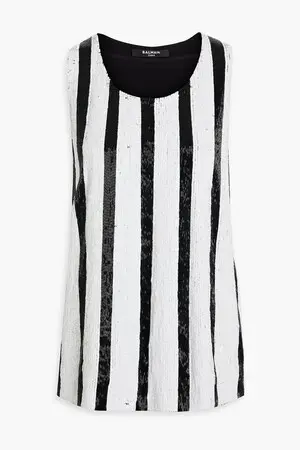 Balmain Striped Camis Tanks For Women