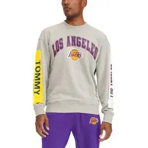 Tommy Hilfiger Los Angeles Lakers James Patch Pullover Sweatshirt - Gray