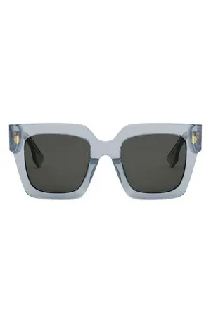 Fendi Fendi Roma Square Sunglasses Blue