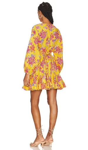 Rhode Ella Mini Dress In Yellow