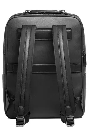 MAVERICK & CO. Earthen Recycled Leather Backpack - Black