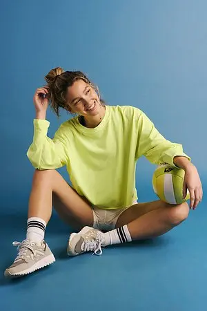Free People FP Movement Inspire Layer Top Yellow