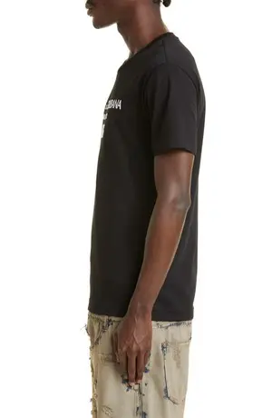 Dolce & Gabbana Dg Embroidered Logo T-shirt - Black