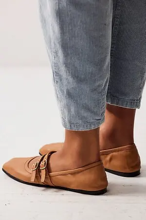 Free People Gemini Ballet Flats - Brown