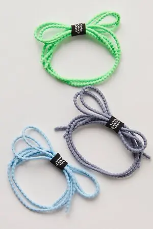 Free People FP Movement Strike Out Hair Tie Pack Green Mix