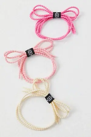 Free People FP Movement Strike Out Hair Tie Pack Pink