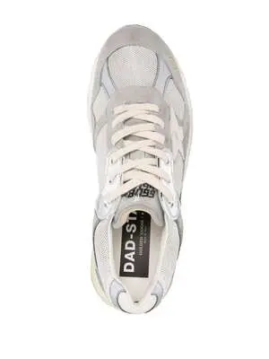 GOLDEN GOOSE Dad-star Mesh-panelled Low-top Sneakers - Grey