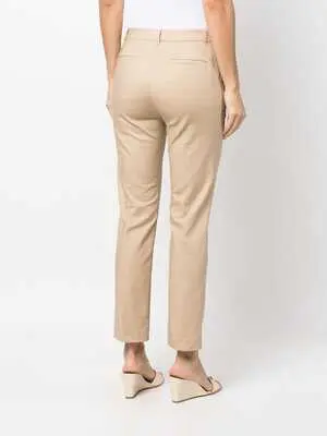 Ralph Lauren Lakythia Slim-fit Trousers - Neutrals