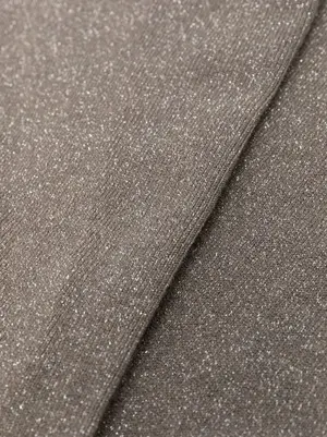 Brunello Cucinelli Metallic-effect Rolled-edge Socks