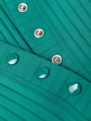 ERES Ribbed Scoop-back Swimsuit - Green