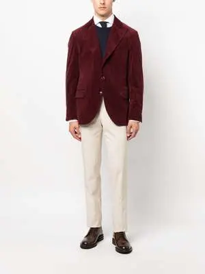 Brunello Cucinelli Single-breasted Corduroy Blazer