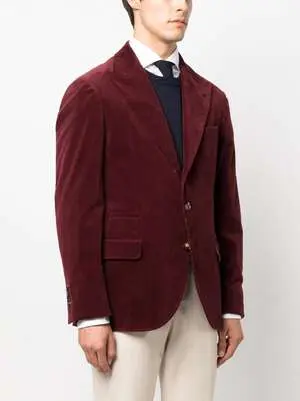 Brunello Cucinelli Single-breasted Corduroy Blazer