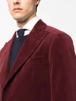 Brunello Cucinelli Single-breasted Corduroy Blazer