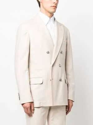 Brunello Cucinelli Peak-lapel Double-breasted Blazer