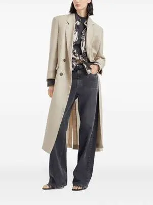 Brunello Cucinelli Roll-neck Ribbed Jersey Top
