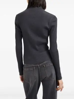 Brunello Cucinelli Roll-neck Ribbed Jersey Top