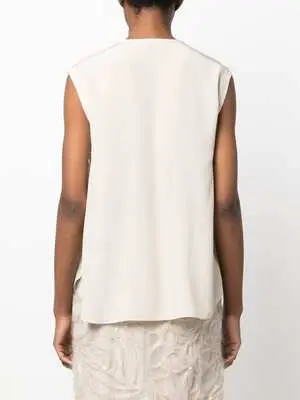 Brunello Cucinelli Monili-embellished Sleeveless Top