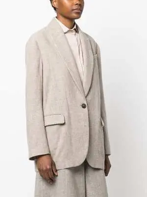 Brunello Cucinelli Single-breasted Button-fastening Blazer