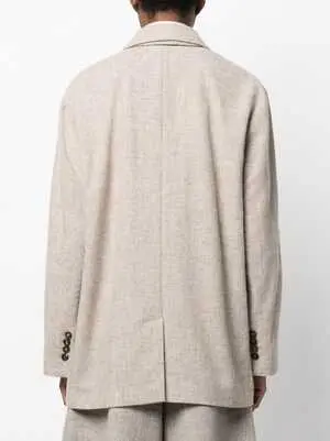 Brunello Cucinelli Single-breasted Button-fastening Blazer