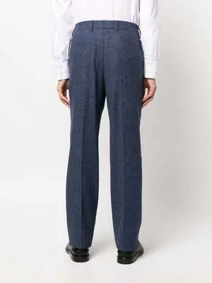 Brunello Cucinelli Dart-detailored Tweed Tailored Trousers