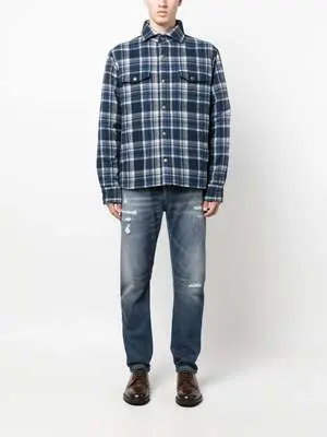 Brunello Cucinelli Plaid-check Padded Jacket