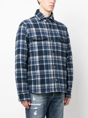 Brunello Cucinelli Plaid-check Padded Jacket