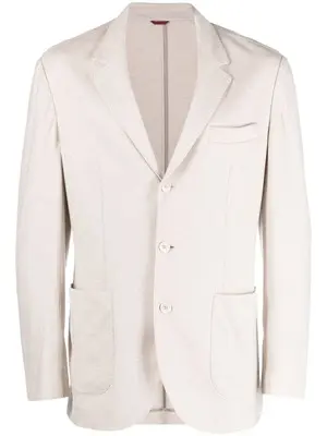 Brunello Cucinelli Single-breasted Cashmere Jersey Blazer