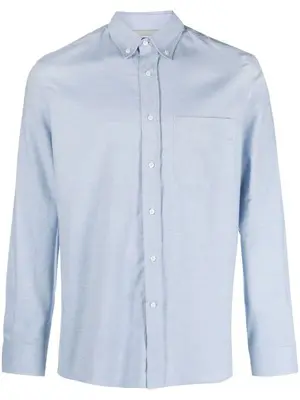 Brunello Cucinelli Long-sleeve Cotton Shirt