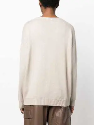 Brunello Cucinelli Sequin-embellished V-neck Jumper